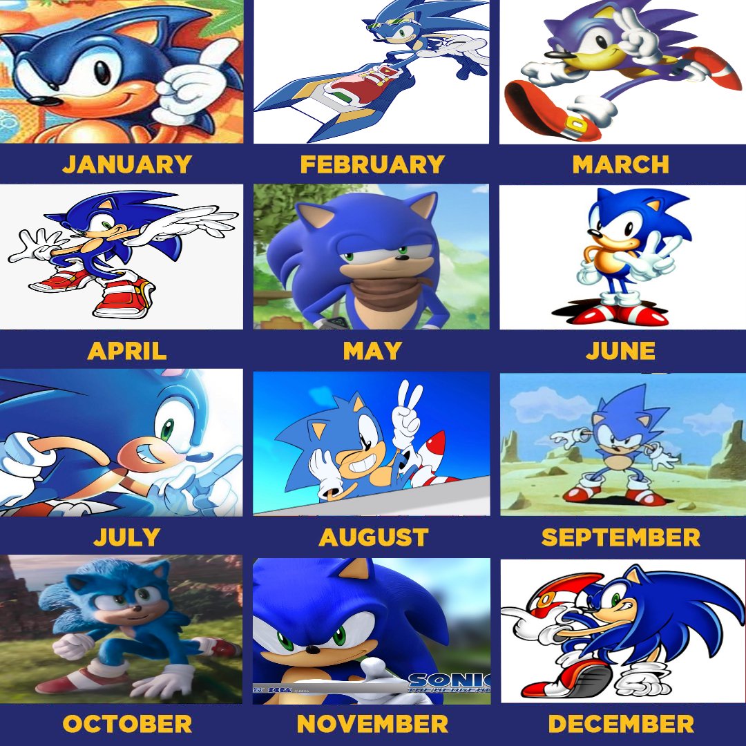 Your birth month based on what Verison of Sonic you are: | Fandom
