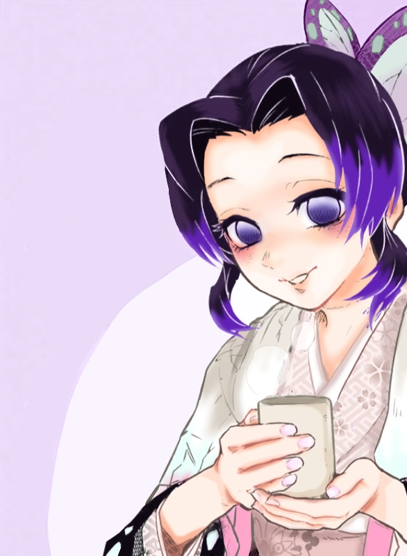 I colored this Shinobu panel | Fandom