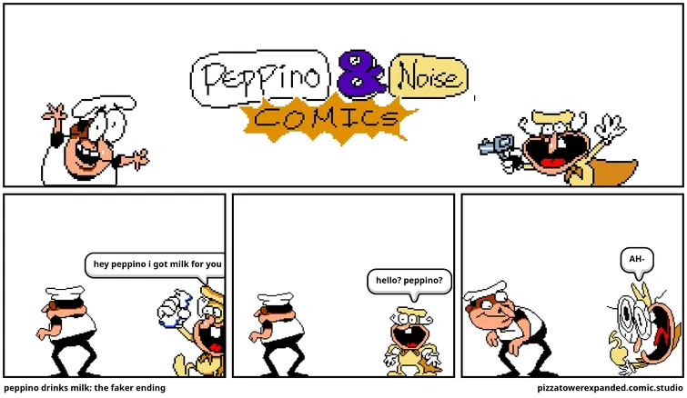 peppino drinks milk: the faker ending | Fandom