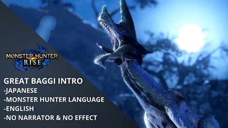 Monster Appreciation Week: Great Baggi (Rise) | Fandom