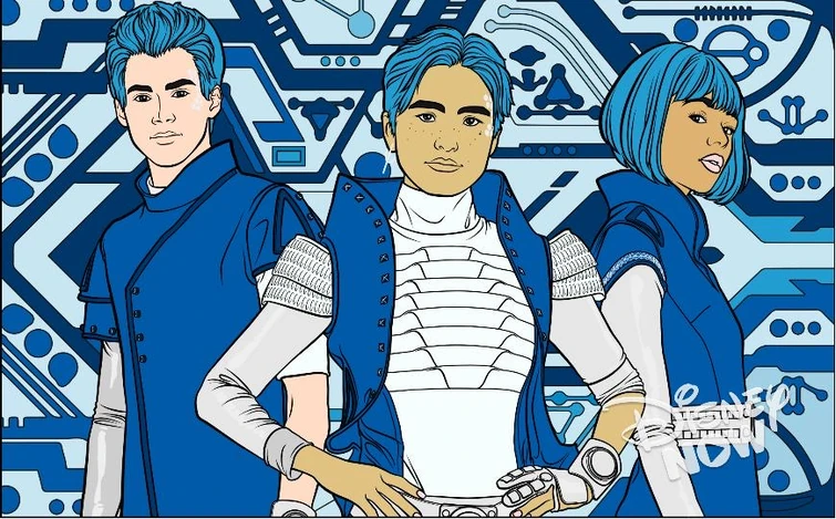 I colored A-Lan, A-Spen, and A-Li in Z-O-M-B-I-E-S 3! | Fandom