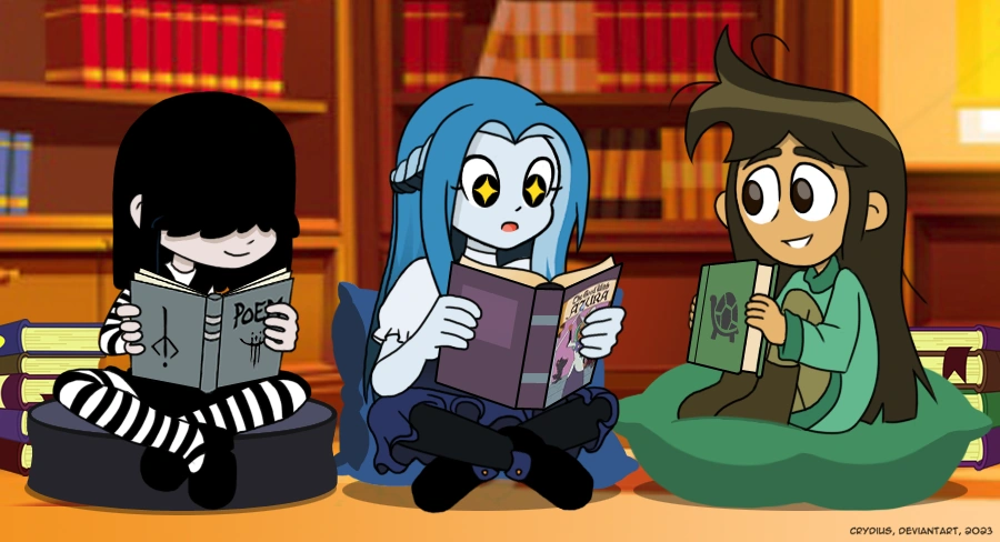 First trip to the library by Crydius on DeviantArt | Fandom