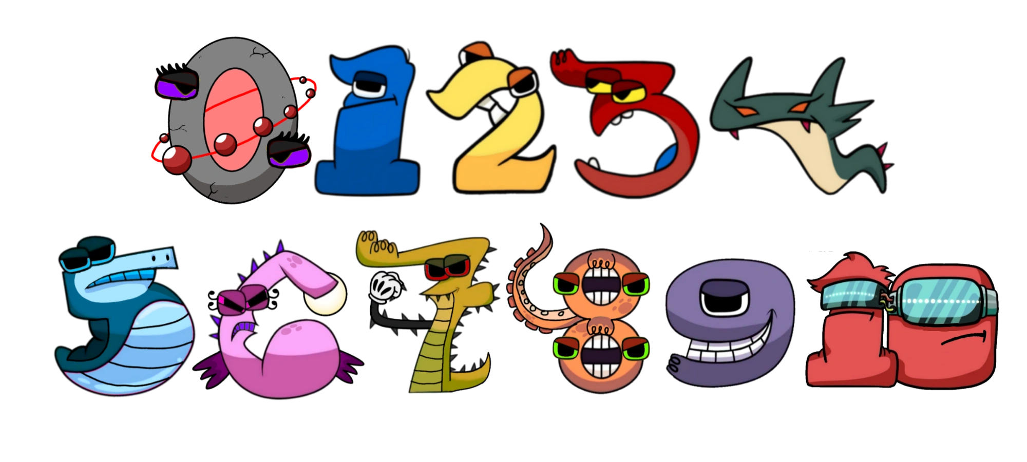 My Number lore Form Alphabet lore Season 2 predictions 0-10 | Fandom