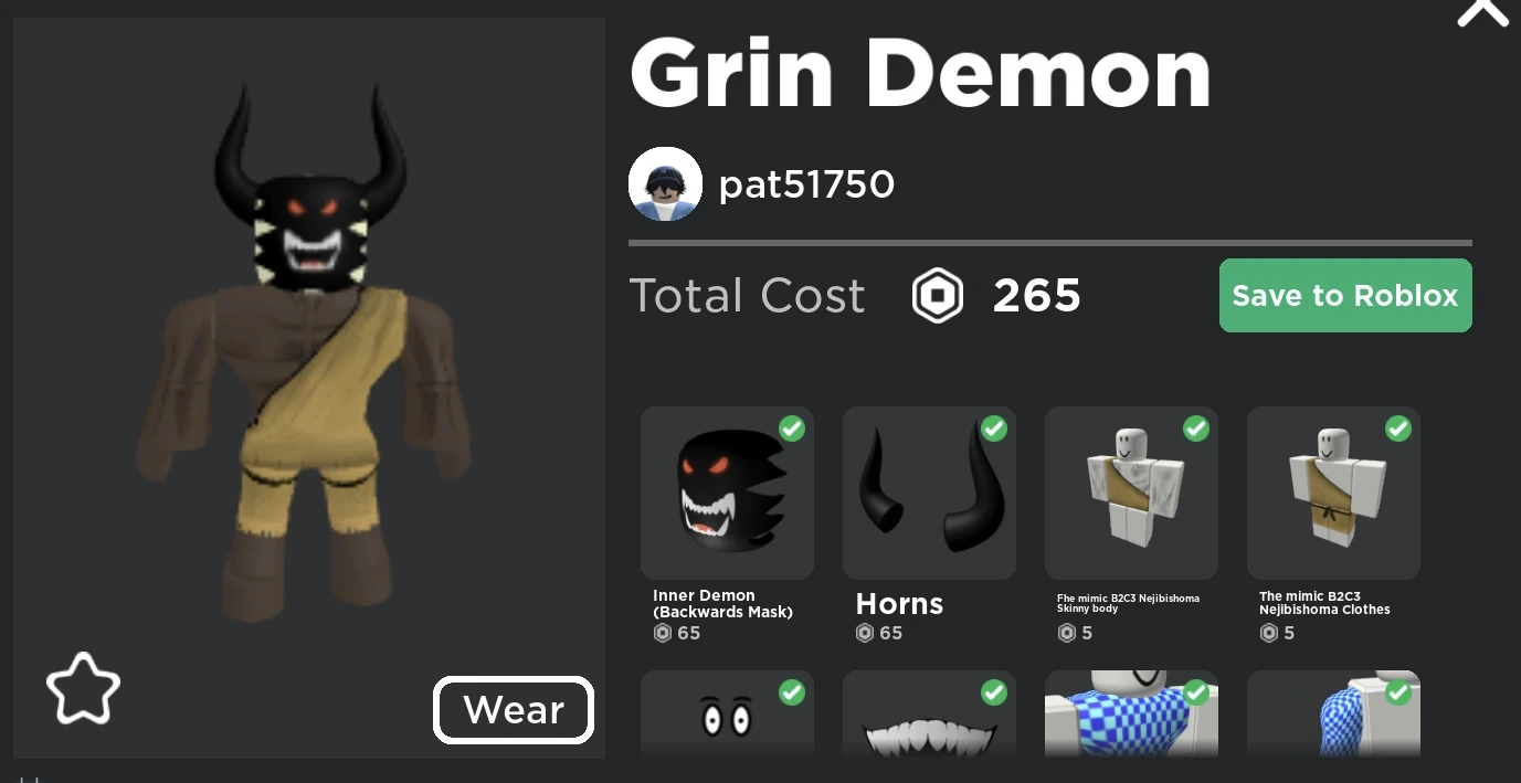 Grin Demon Cosplay | Fandom