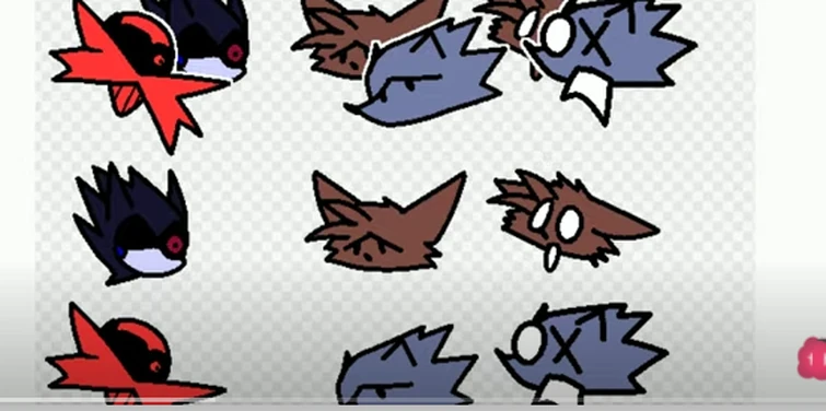 took some screenshots from a song and character that was scrapped from ...