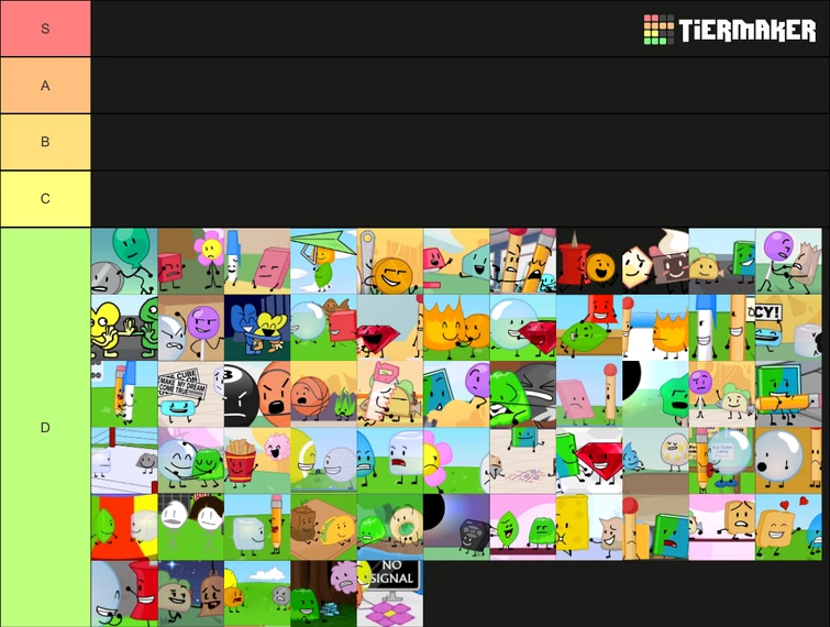 BFDI ships tier list | Fandom