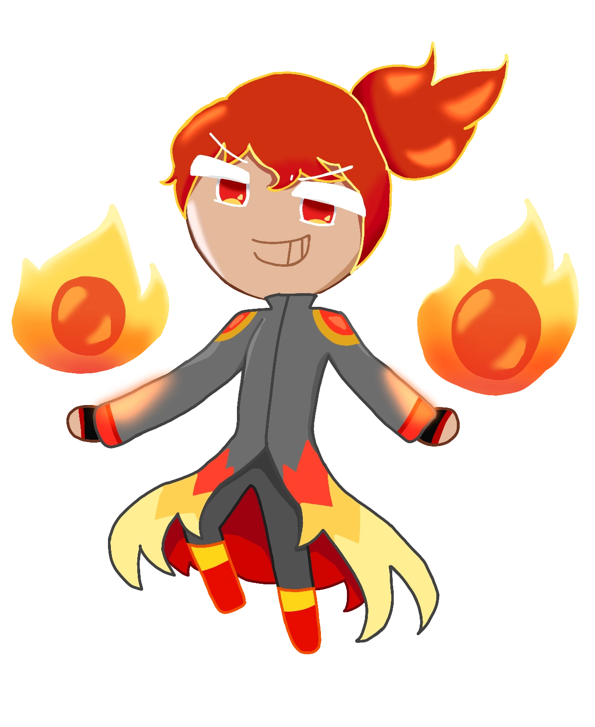 Flaming Fire Cookie's Gacha illustration | Fandom