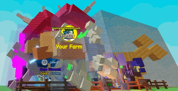 does sprinkler method work on horned dinoshroom | Fandom