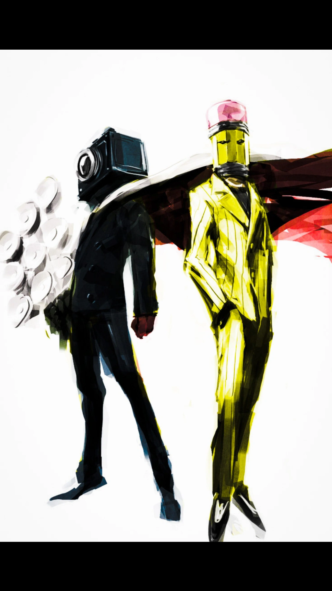 I would love to see a small Camio of the earaser and Mr camera in the ...