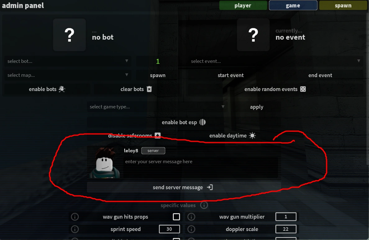 New server message button | Fandom