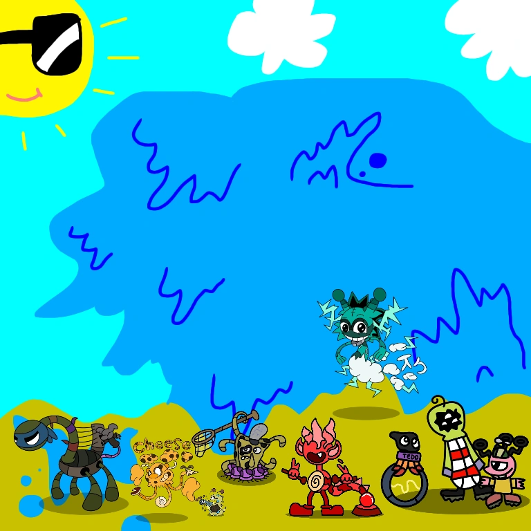 Cartoon summer (Ft:albert mation use rumpoer and baby ted,tedd,and ...