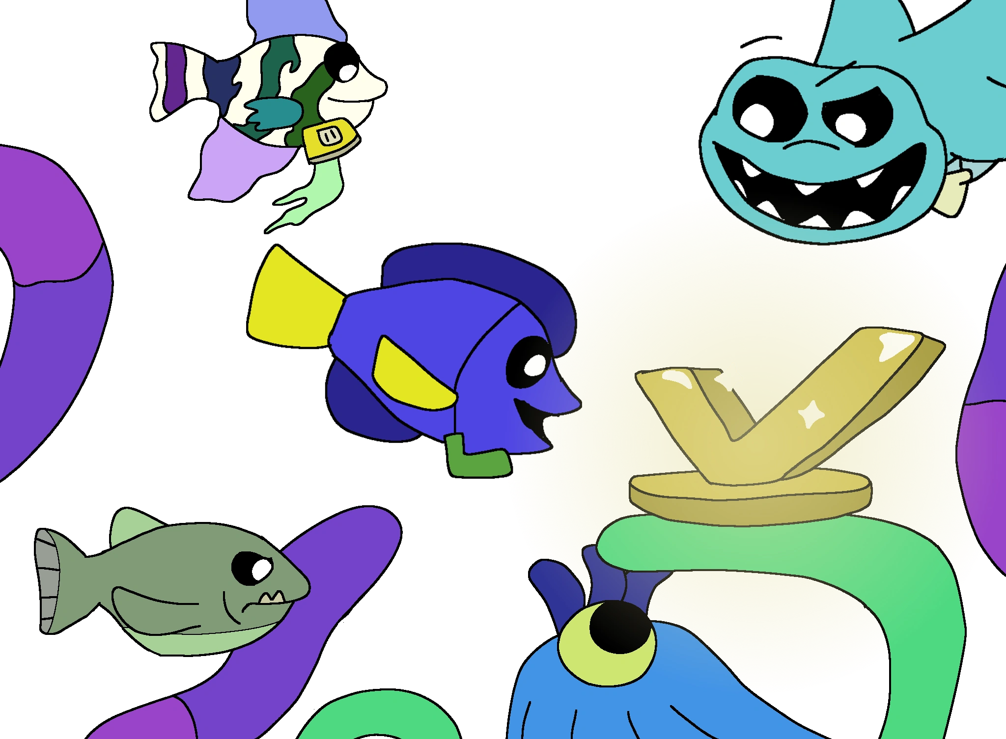 🎉HAPPY ANNIVERSARY TO FISH-SMART DOMINIC AND SINGEY DRAGON!!!!🎉🦖🐟 | Fandom