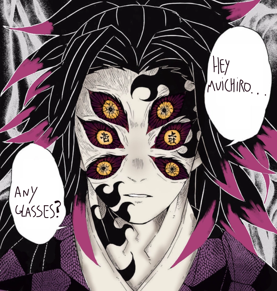 just some kokushibo manga colouring | Fandom