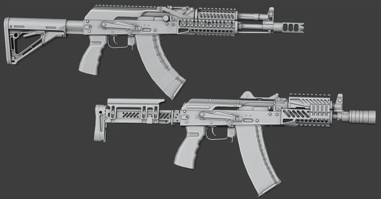 More pictures of the AK-104 and AKS-74UN | Fandom