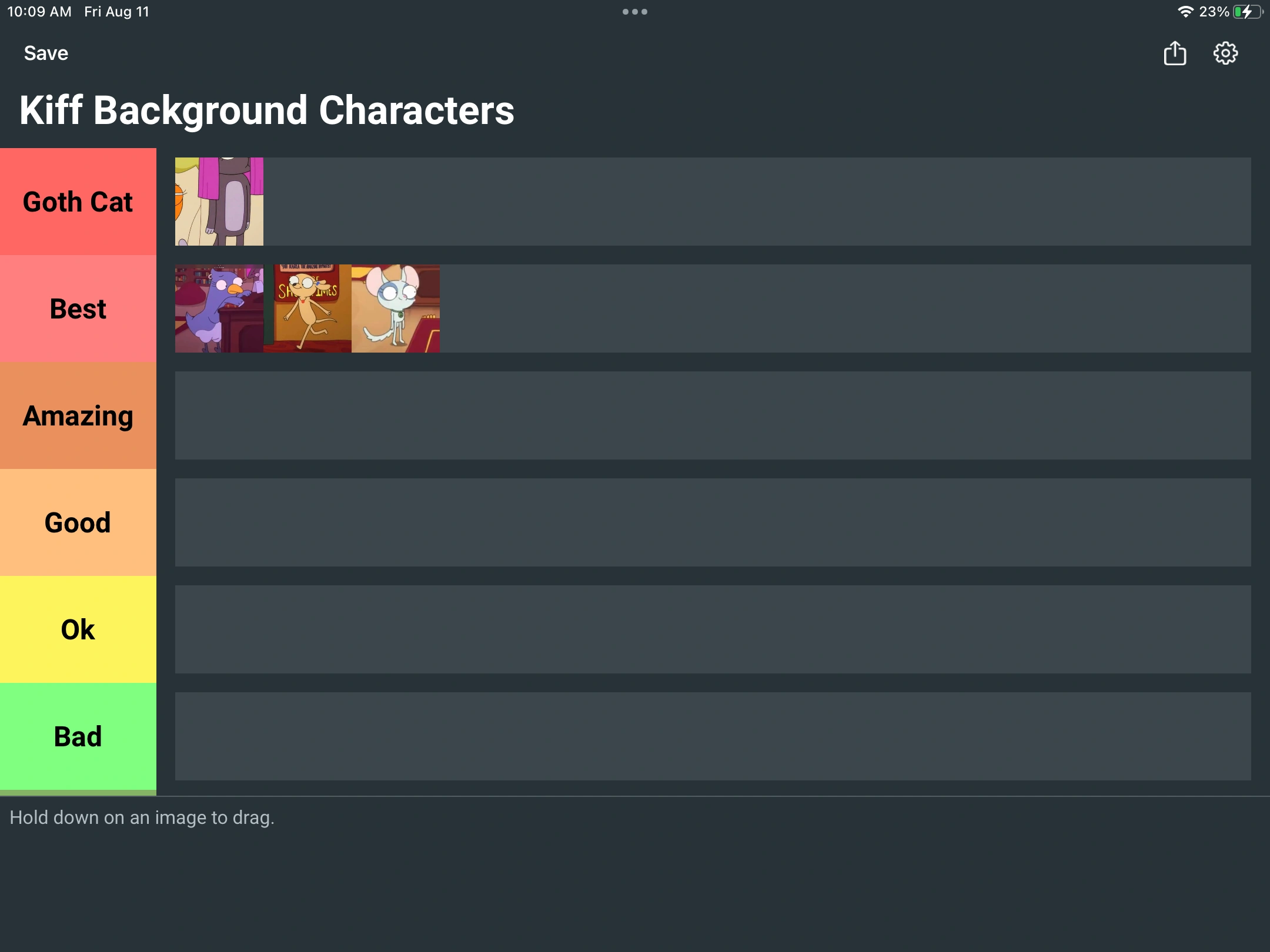 My Kiff Background Characters Tier List (Un-Finished) | Fandom