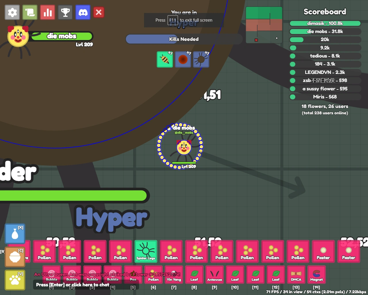 the giant enemy spider hornex.pro edition | Fandom