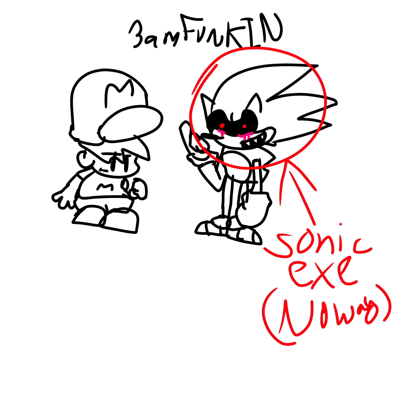 "OMG SONIC EXE FROM 3AM?" | Fandom