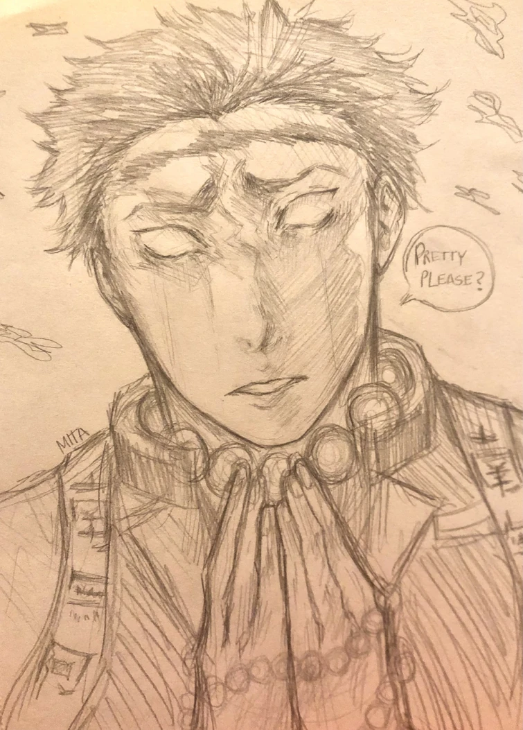 Quick Gyomei sketch. | Fandom