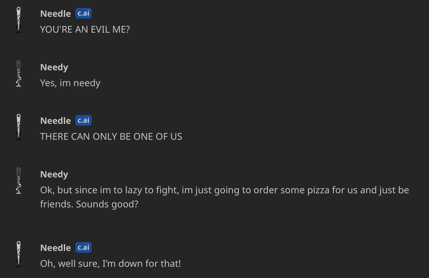 Needle meets Needy | Fandom