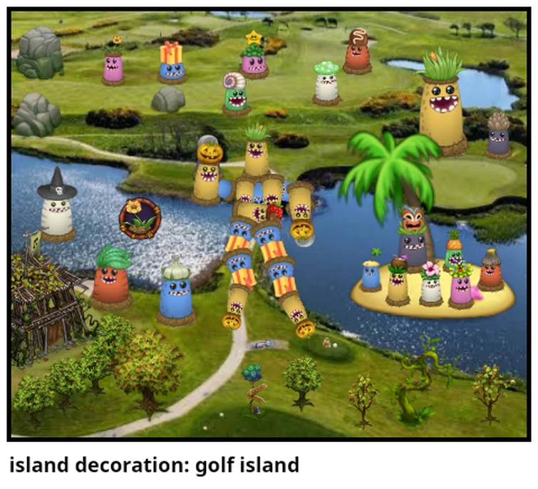 Island Decorations Compilation 1 since nobody did Cold Island, golf ...