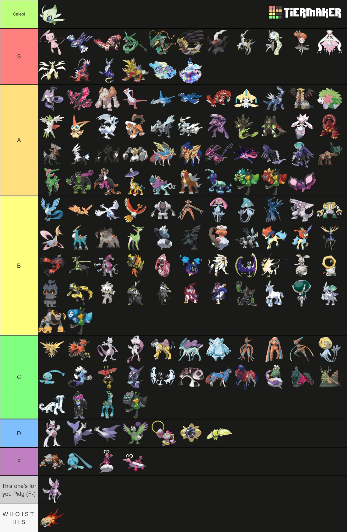Legendary Tier List. | Fandom