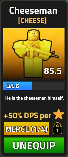 the cheeseman. | Fandom