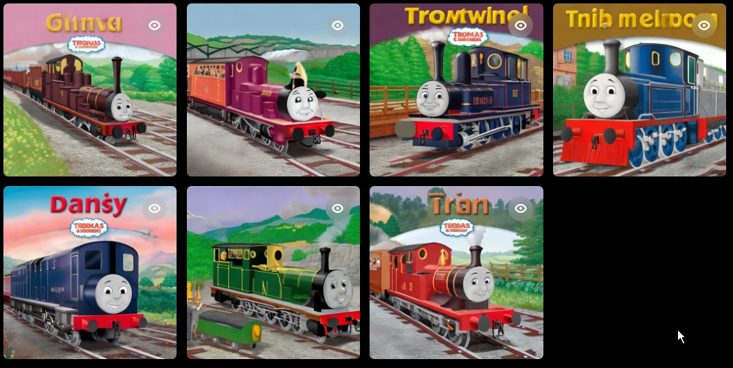 Made a few more AI Thomas Story Library books cuz bored | Fandom