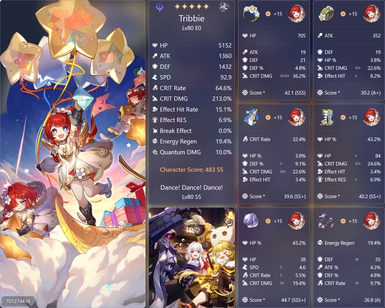 How's my Mydeimos and Tribbie build? | Fandom