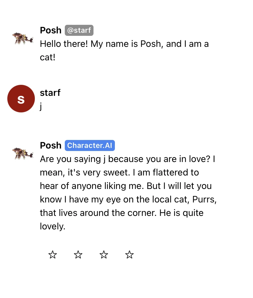 their name is posh and they in fact do have a character ai | Fandom