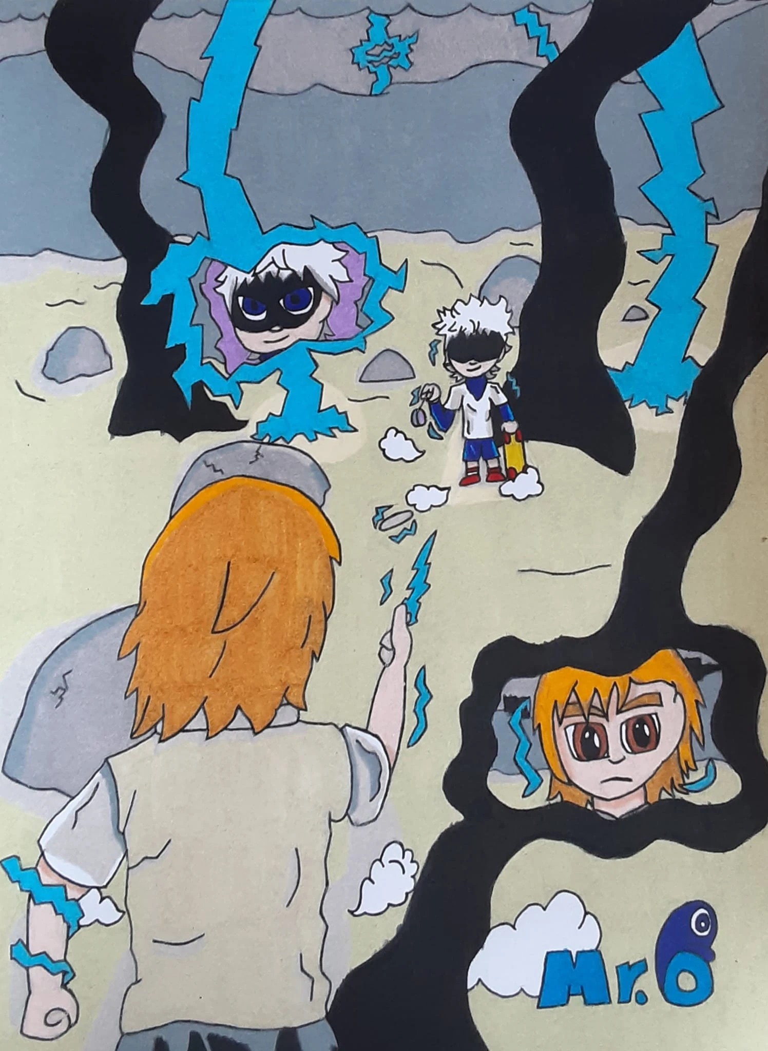 Killua vs Misaka Fan Art! | Fandom