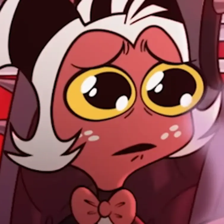 Husks eyes dilating while looking at Angel appreciation post | Fandom