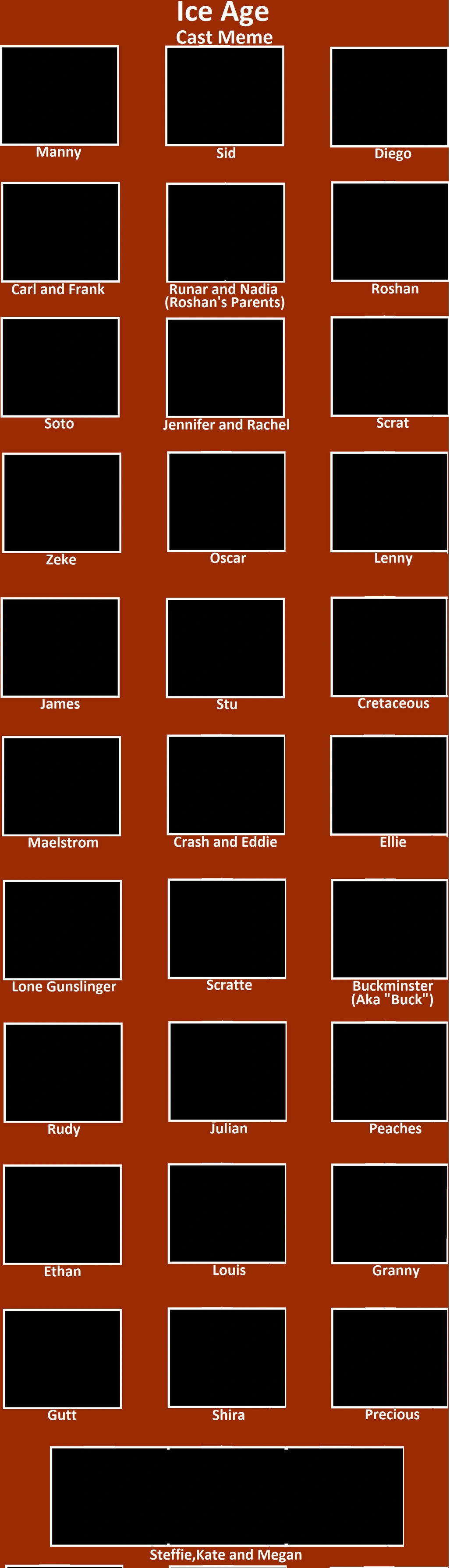 ice age cast blank 1-4 | Fandom