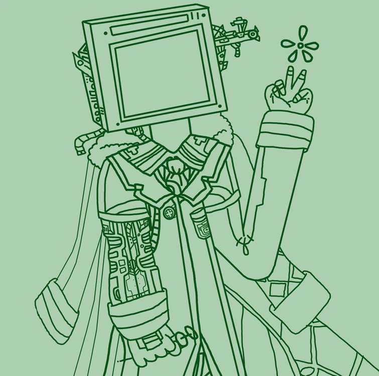 day 1 of working to redraw oc computerman | Fandom