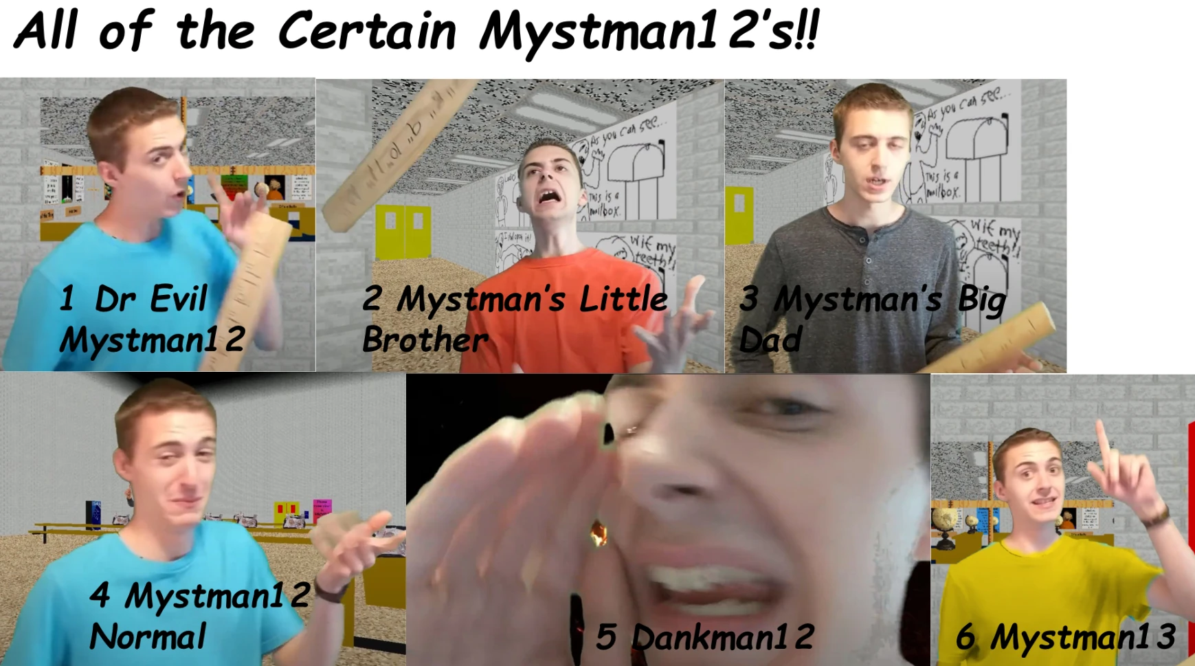 A Mystman12 Meme I made and it kind of Looks Funny!! This Is A ...