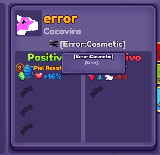 Error Cosmetic Trait? | Fandom