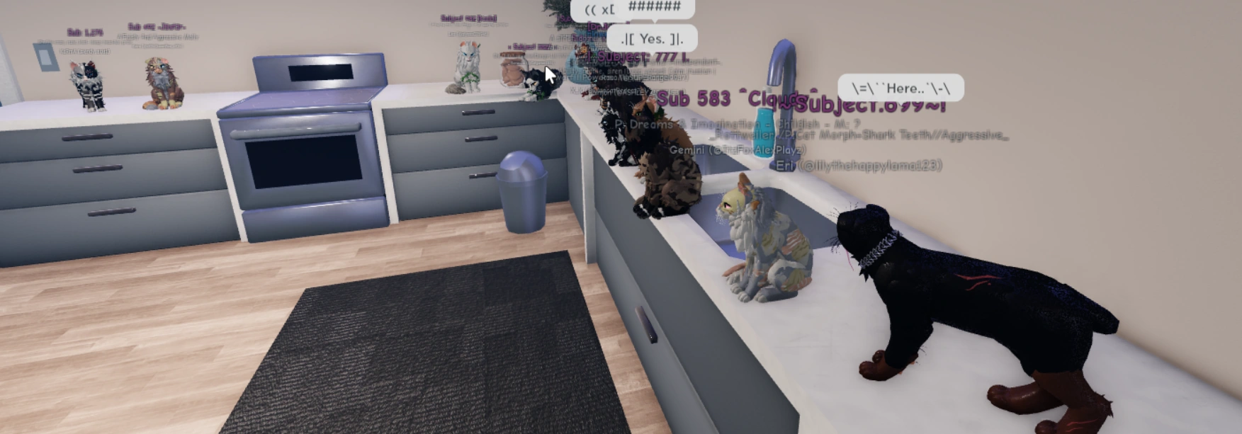 best day ever of lab rp it ended up with 20-21 people OMG [send me the ...