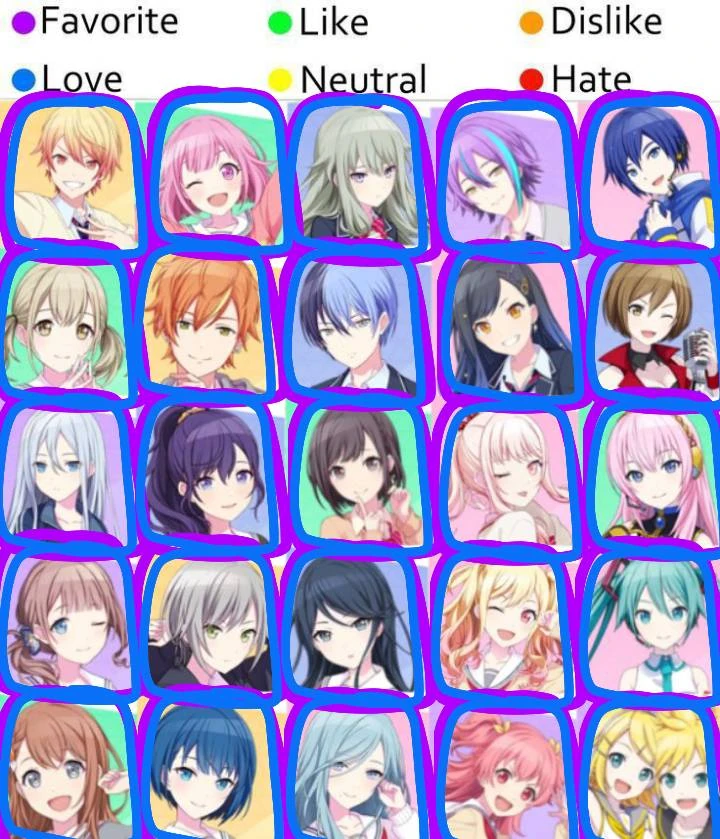 My opinion on the Proseka characters ^w^ | Fandom