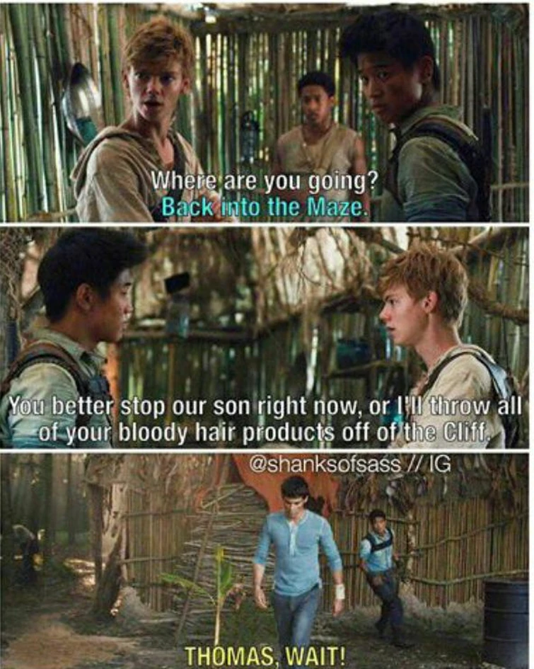 The Maze Runner Thomas Quotes