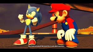 mario in sonic!!!!! rare screenshot | Fandom