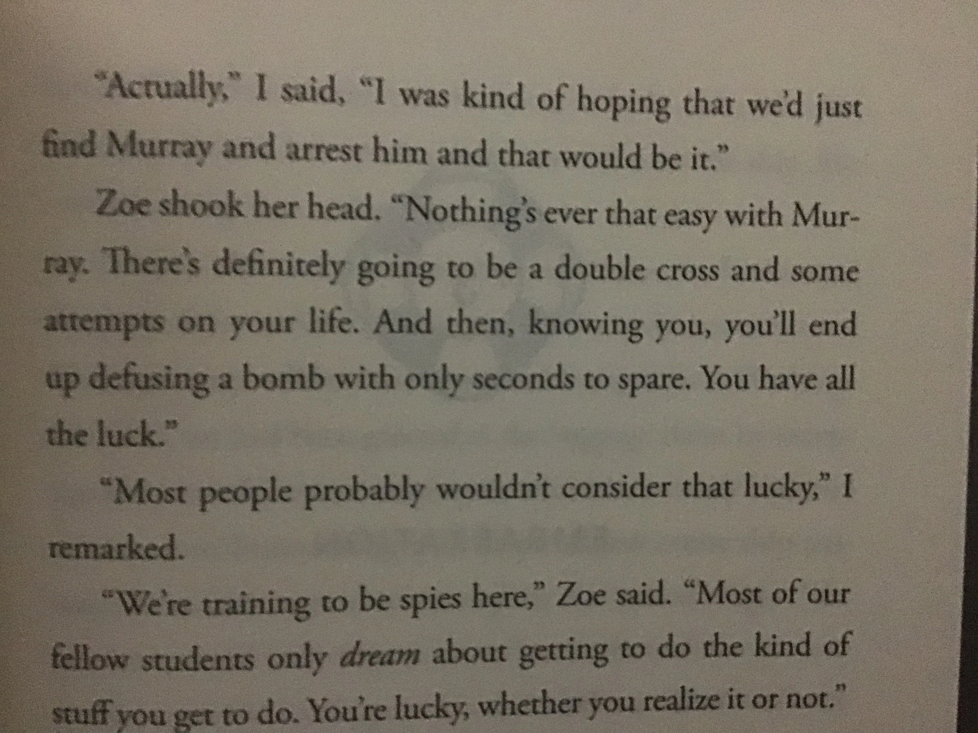 I didn’t notice this before but Zoe was spot on. | Fandom