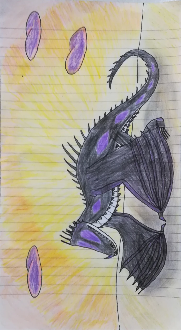 New httyd art stuff (colored pencil) | Fandom
