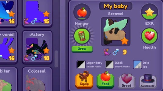 Trading Leg color Scrawei! | Fandom