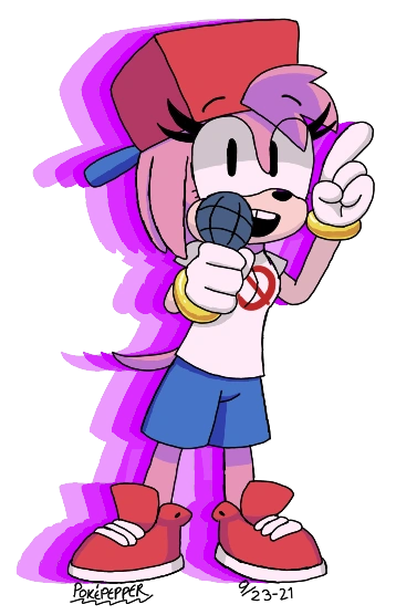 fnf Amy Rose over Boyfriend | Fandom