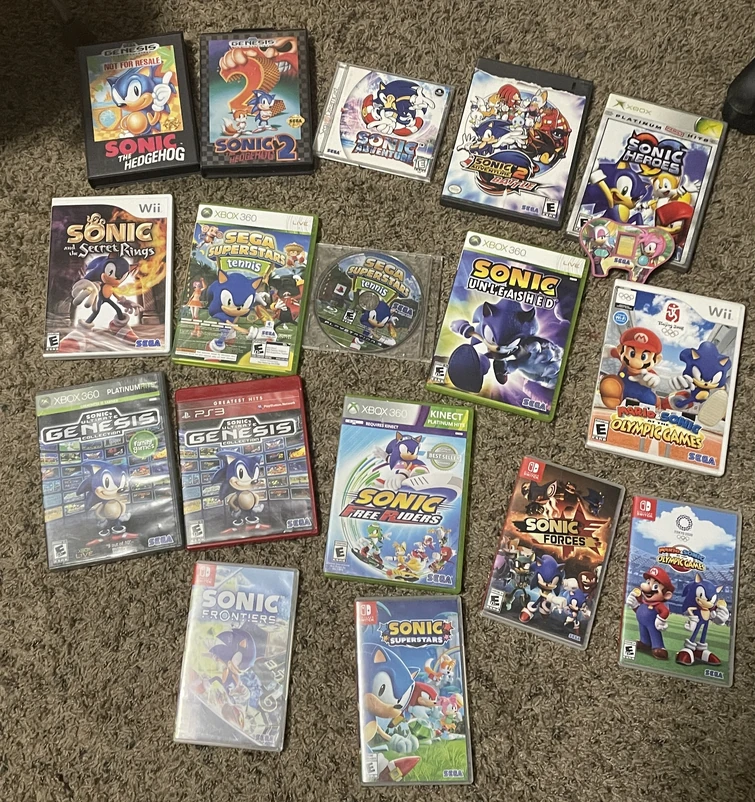 My Sonic game collection | Fandom