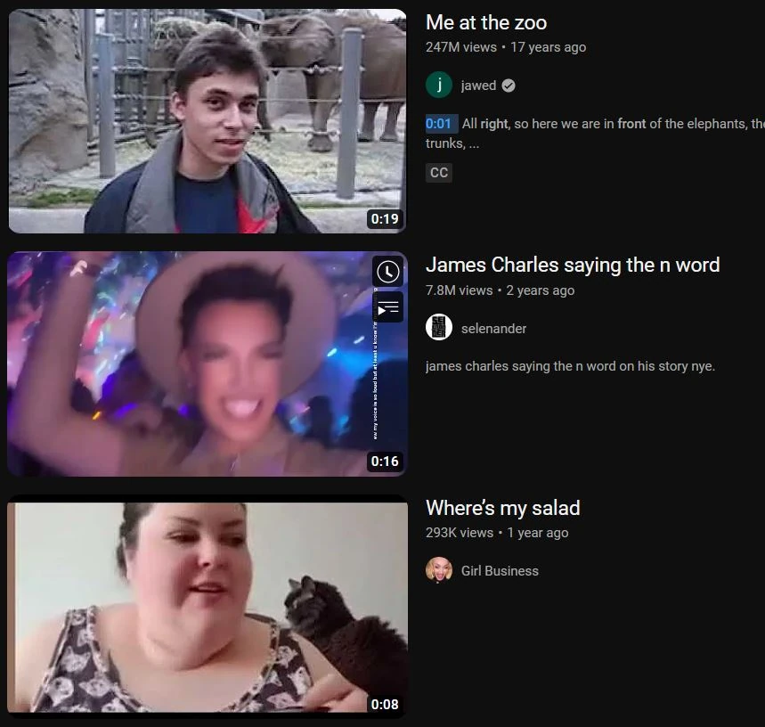 Most random set of youtube videos ever | Fandom