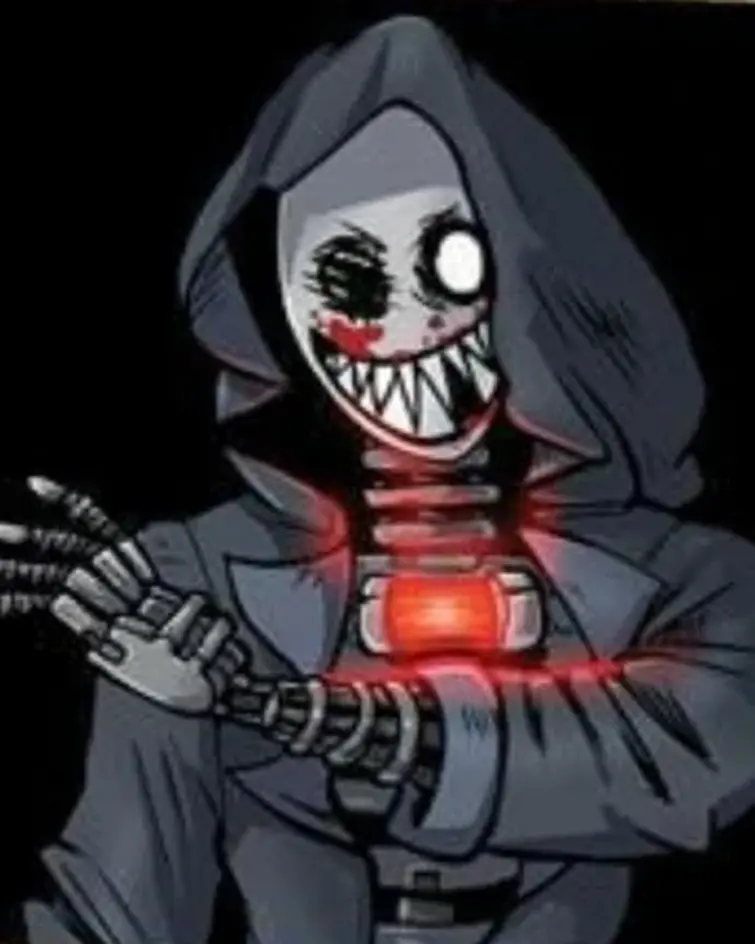 the stitchwraith design looks like blank from five nights at candy's ...