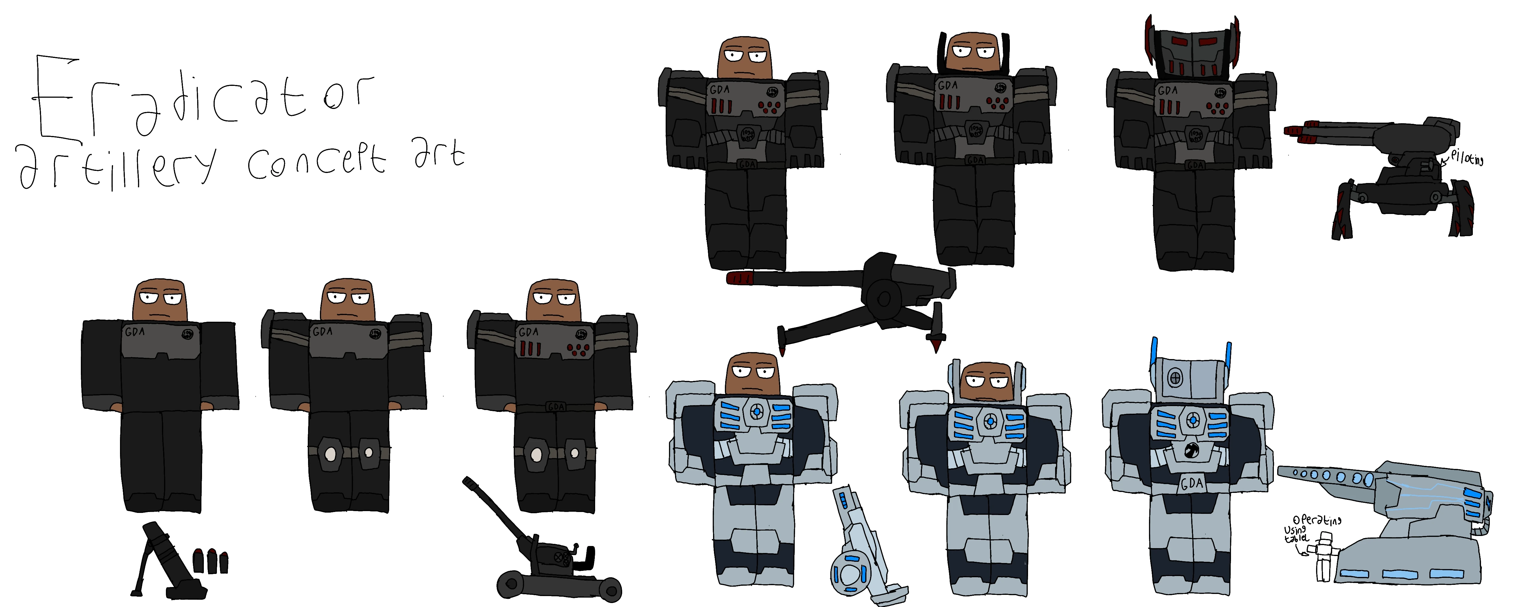 Artillery Eradicator concept skin fanart | Fandom