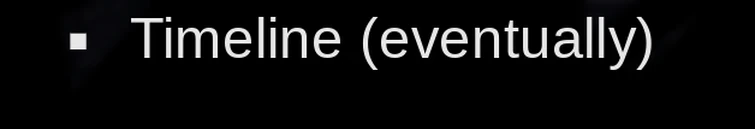 Timeline??? | Fandom