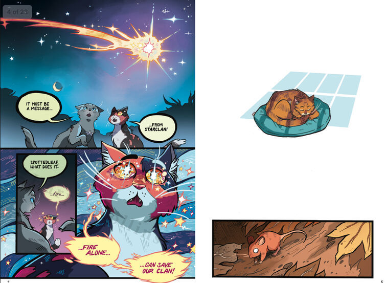 More Warrior Cat Graphic Novel Official Sneakpeaks 😨 Fandom