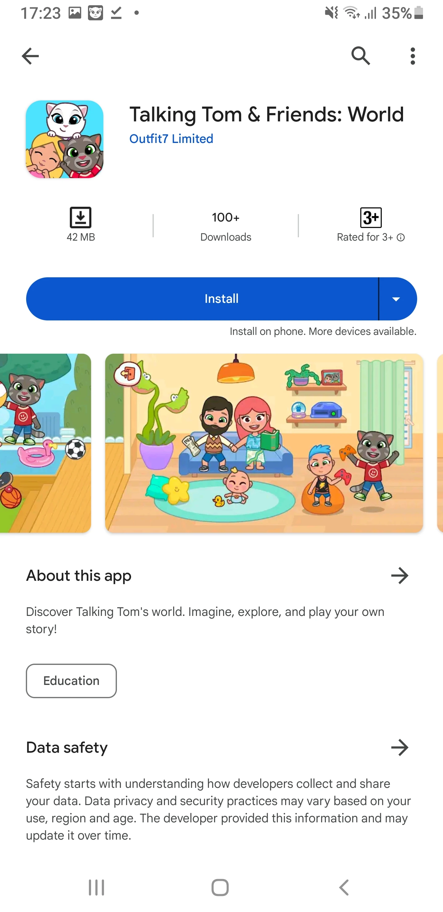 Wow! Google Play officially Talking Tom & Friends World App | Fandom